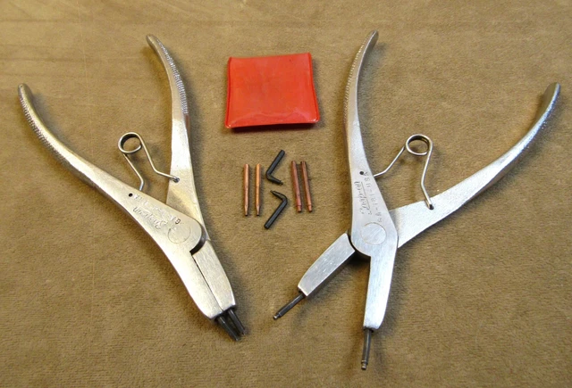 RARE! VINTAGE SNAP On Tools Ga180 & Ga181 Internal External Snap Ring ...
