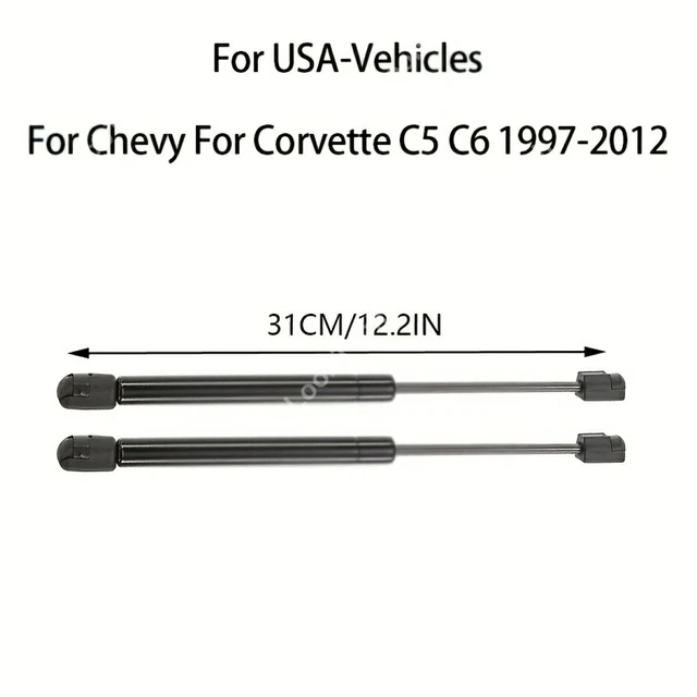 FOR CHEVY CORVETTE C5 C6 Tailgate Shock Lift Struts Support Arm Gas ...