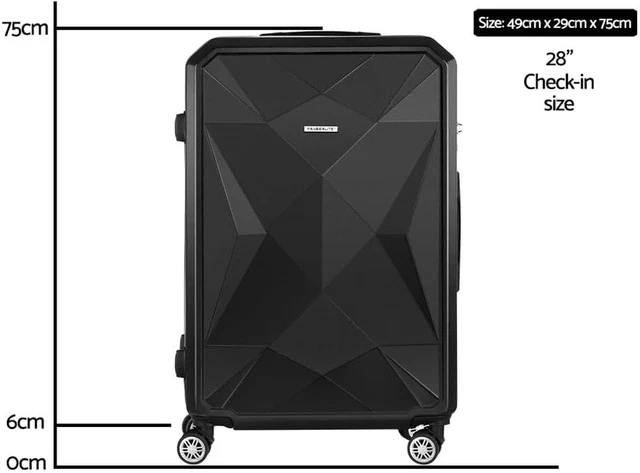 LUGGAGE, 28INCH TROLLEY Suitcase Hand Luggages Case Hard Shell, Travel ...