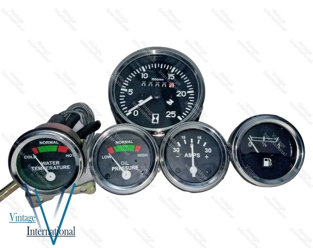 TACHOMETER GAUGE SET Massey Ferguson Tractor MF35 MF50 MF65 MF135 MF150 ...