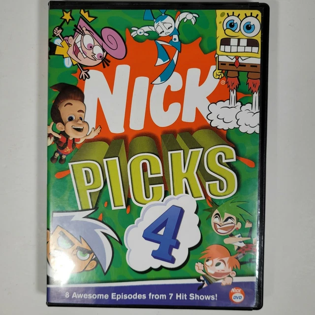NICK PICKS - Vol. 4 Four Nickelodeon (DVD) Spongebob Jimmy Neutron ...