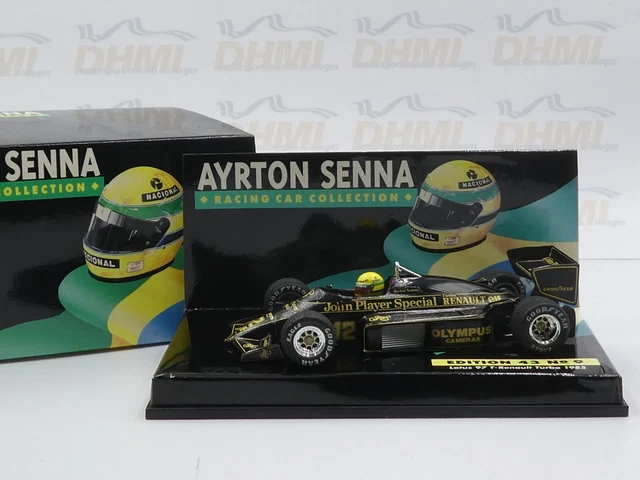 MINICHAMPS 1:43 AYRTON Senna Lotus 97T JPS livery F1 1985 Senna ...