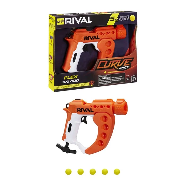 NERF RIVAL CURVE Shot – Flex XXI-100 Blaster – Fire Rounds to Curve ...