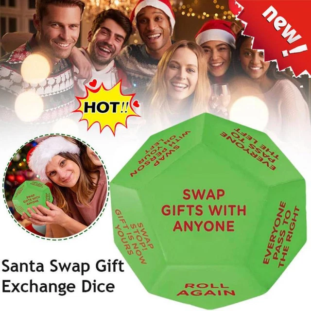 SANTA SWAP GIFT Exchange Dice,2025 New - Santa Swap Gift Exchange ...
