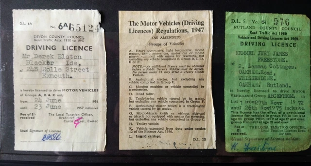 DRIVING LICENCE OLD from red drivers licence £1.20 - PicClick UK