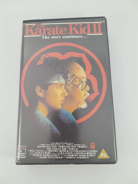 RARE THE KARATE Kid 2 Video Store Big Box Specimen Empty Case £21.49 ...