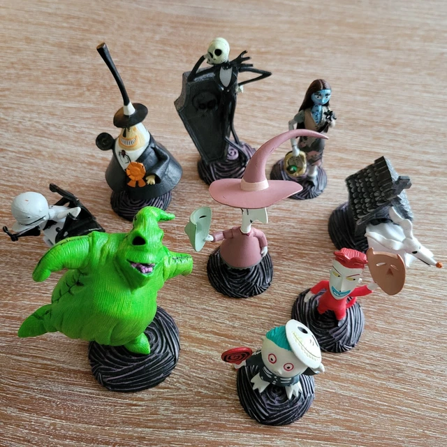 NIGHTMARE BEFORE CHRISTMAS Disney Store Figurine Playset Mini Figure ...
