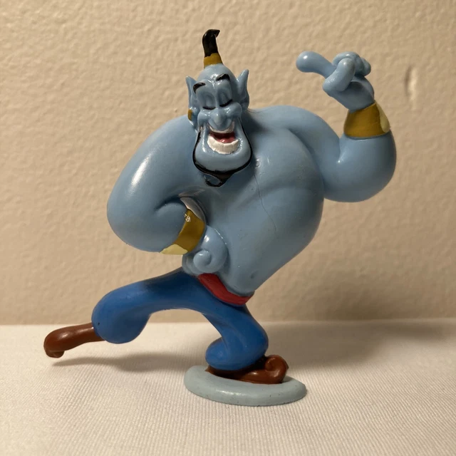 DISNEY ALADDIN APPLAUSE Genie PVC Figure 3” Cake Topper Toy £3.30 ...