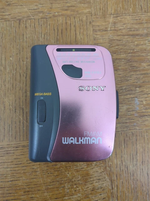 RARE - PINK Sony Walkman WM-FX153 Cassette Player - Partially Working - 4 REPAIR $59.96 ...