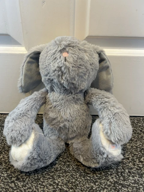 SAINSBURY’S TU GREY Bunny Rabbit White Easter Plush Soft Toy Comforter ...