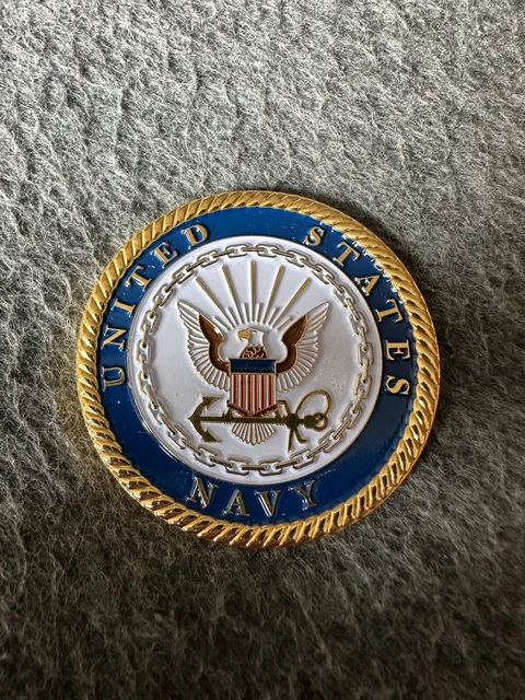 UNITED STATES NAVY USN Challenge Coin Oath of Enlistment £0.99 ...