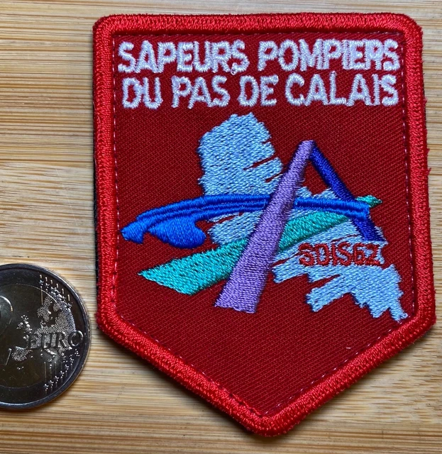 ECUSSON PATCH SAPEURS Pompiers Pas De Calais. Sdis 62 (Écu 56) EUR 14 ...