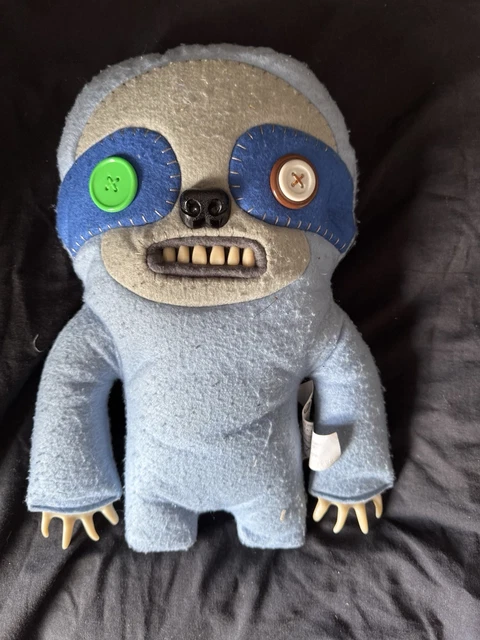 FUGGLER FUNNY UGLY Monster Sickening Sloth Blue Felt Plush Toy £26.77 ...