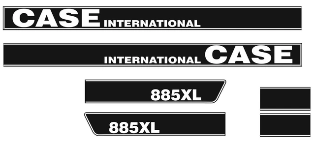 CASE INTERNATIONAL 885XL Sticker Kit / Decal Kit £35.00 - PicClick UK