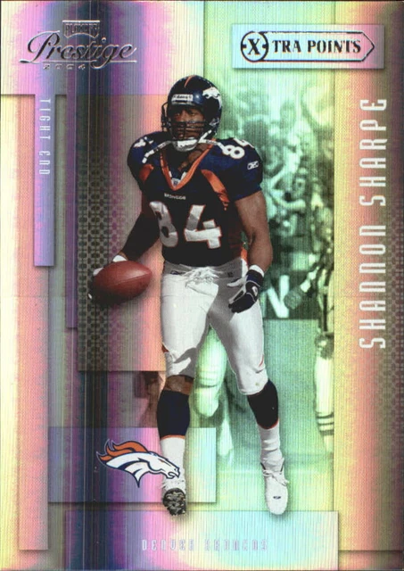 2004 PLAYOFF PRESTIGE Xtra Points carte de football violet #45 Shannon ...