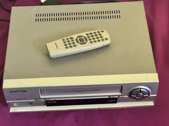 VHS VCR VIDEO Player Recorder Daewoo ST862P with remote control & scart ...