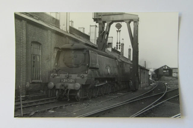 RWY1406 - 1949 Locomotive 34021 PLYMOUTH FRIARY Railway Yard Shed ...