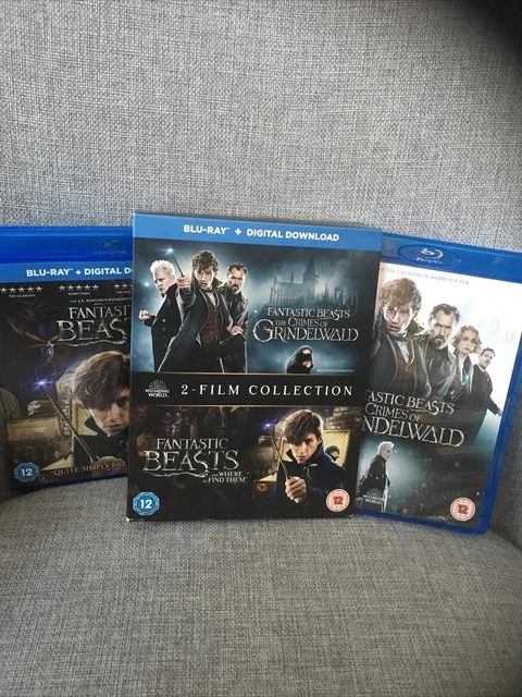 FANTASTIC BEASTS: 2-FILM Collection Blu-ray Eddie Redmayne, Mint ...