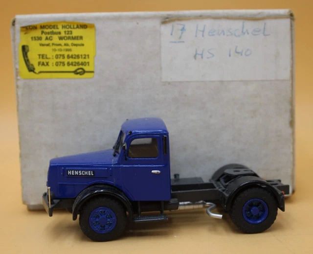 ZON MODEL HOLLAND - Henschel HS 140 Truck Cab - Blue - 1:50 Scale ...