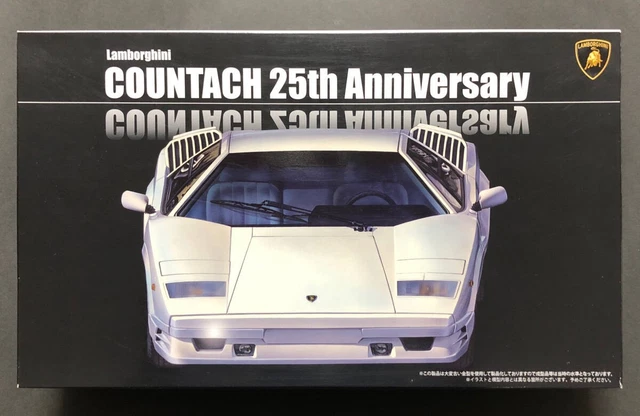 FUJIMI 1/24 LAMBORGHINI Countach 25th Anniversary Model Kit Vintage EUR ...