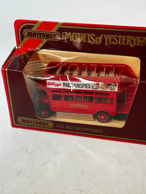 MATCHBOX MODELS OF Yester Year Y-23 Kellogg's Rice Krispies Bus Car #LH ...