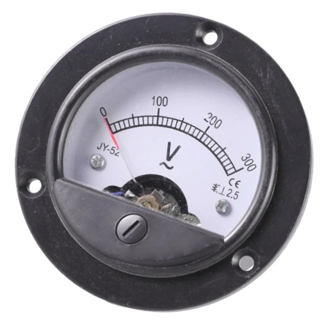 VOLTMETER FOR AC0-300VOLT AC0-450V Square Analog Needle Panel Meter ...