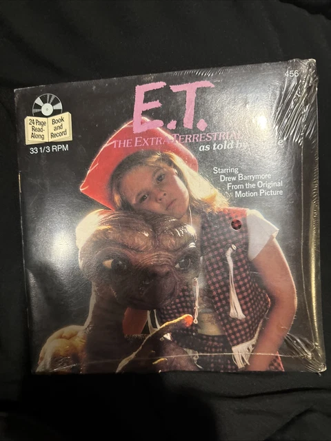 VINTAGE ET THE Extra-Terrestrial record and read along book, 33 1/3 RPM ...