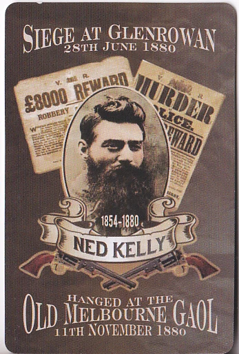NED KELLY #F1A 1 Single Swap Playing Card $5.00 - PicClick AU