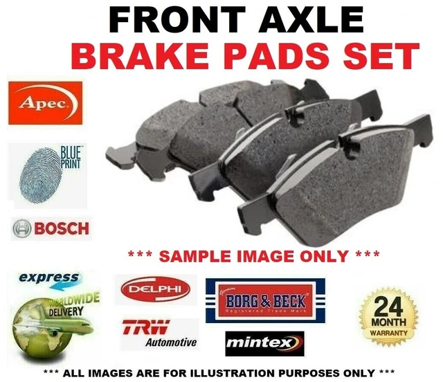 FRONT AXLE BRAKE PADS SET for AIXAM CROSSLINE 0.5 2007-2016 £27.89 ...