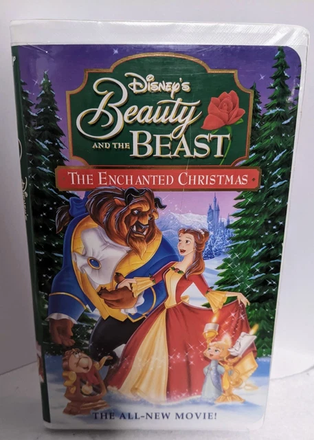 Beauty And The Beast The Enchanted Christmas Vhs Home Video Tape Walt