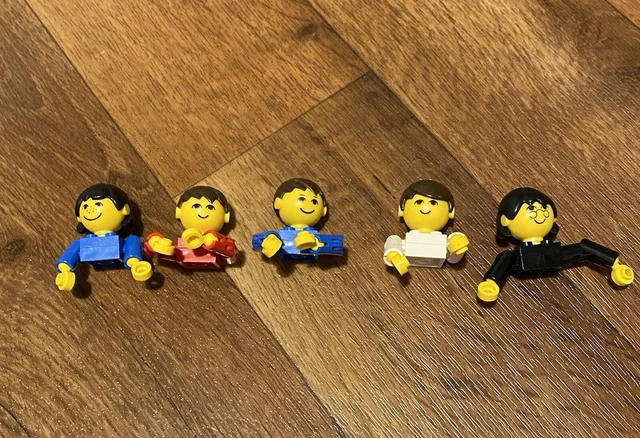 LEGO- 5 VINTAGE 1970s Big head Maxi figures rare bundle £11.11 ...