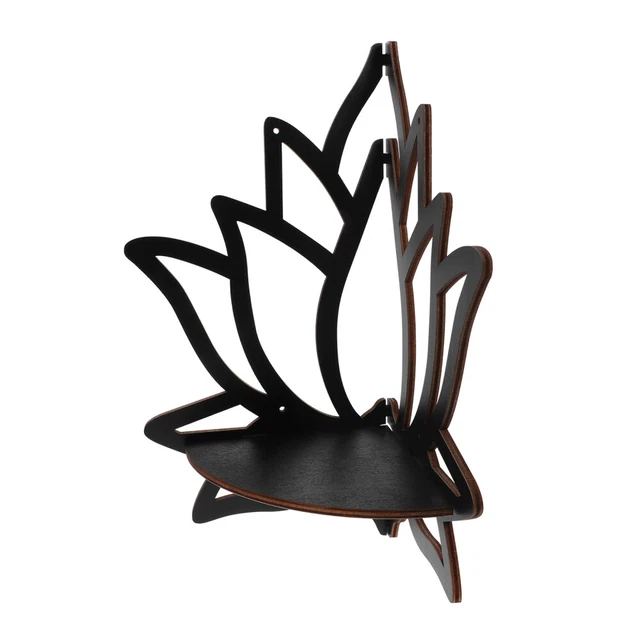 SUPPORT MURAL POUR Étagère D'angle Suspendue Murale De Style Rustique ...