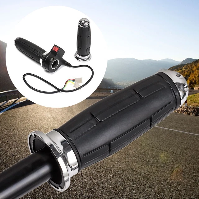 ELECTRIC BICYCLE HANDLEBAR Speed Control E-Bike Throttle Grip Forward ...