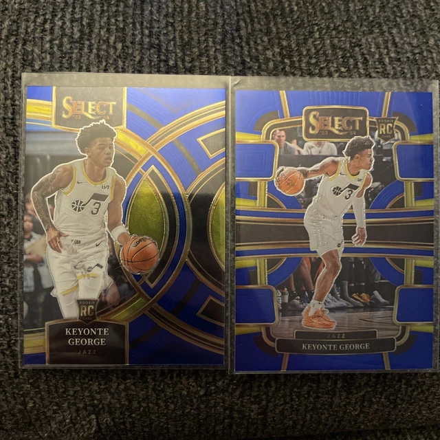 2023-24 SELECT KEYONTE George Premier e Concourse Rookie Cards. Utah ...