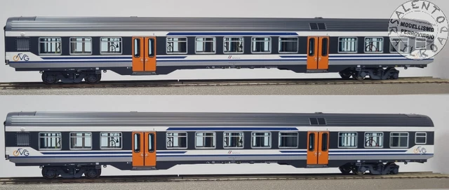 VITRAINS 1136 COPPIA di carrozze MDVC in livrea DTR FVG FS per ...