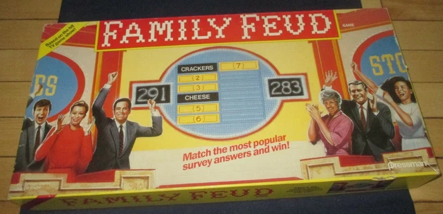 VINTAGE! FAMILY FEUD Board Game (Pressman, 1990) Based on the hit TV ...