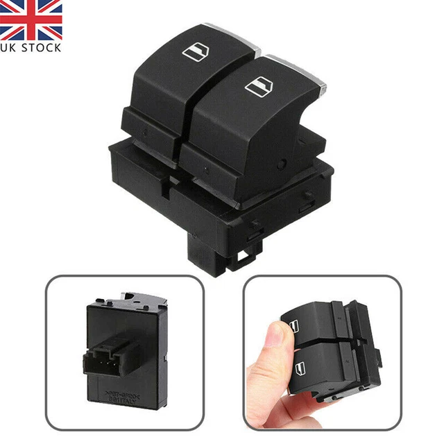 UK CAR DRIVERS Side Window Switch Button For VW Rabbit Golf GTI EOS ...