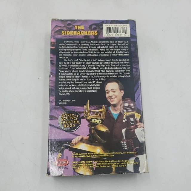 MYSTERY SCIENCE THEATER 3000 VHS The Sidehackers II1N EUR 13,20 ...