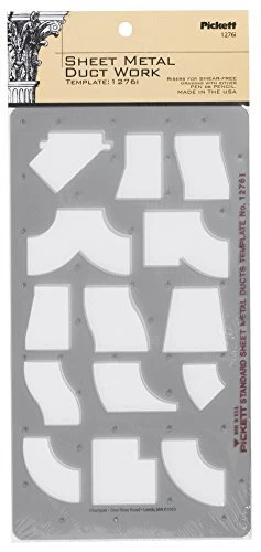 SHEET METAL DUCT Work Template (1276I) $19.81 - PicClick