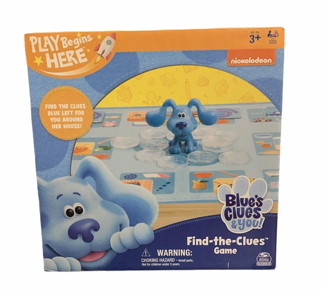 BLUE’S CLUES AND You Find-The-Clues Matching Board Game NEW 2-4 player ...
