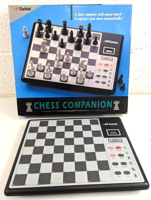 VINTAGE SAITEK CHESS Companion Electronic Chess Game Complete £12.99 ...