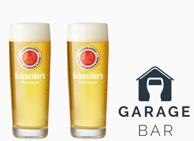 SET OF 2 Schneider Bayrisch Helles Beer Glasses Pint 20oz Brand New £17 ...