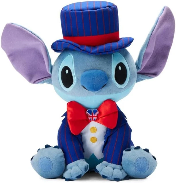 DISNEY STORE OFFICIAL Lilo & Stitch London Union Jack Soft Plush Toy ...