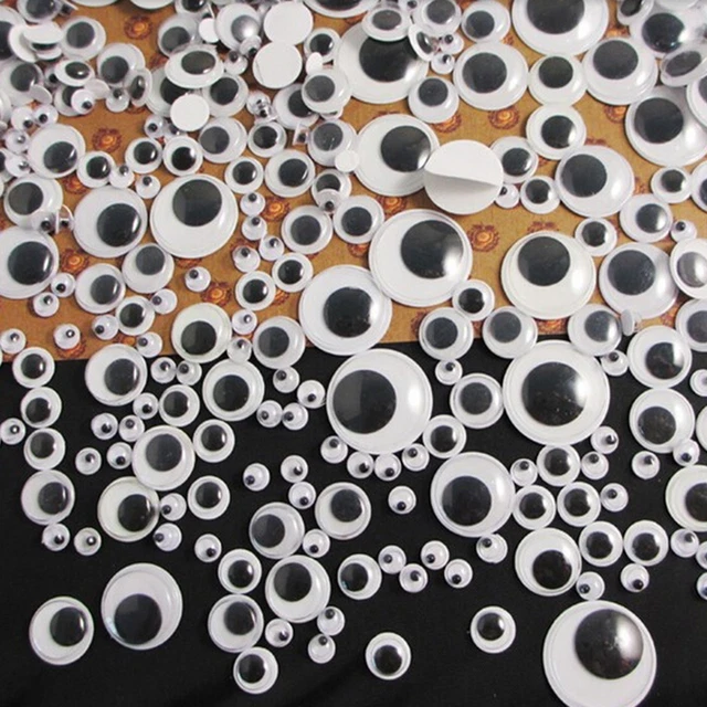 SPECIAL ROUND MIXED Wiggly Wobbly Googly Eyes for DIY Scrapbooking ...