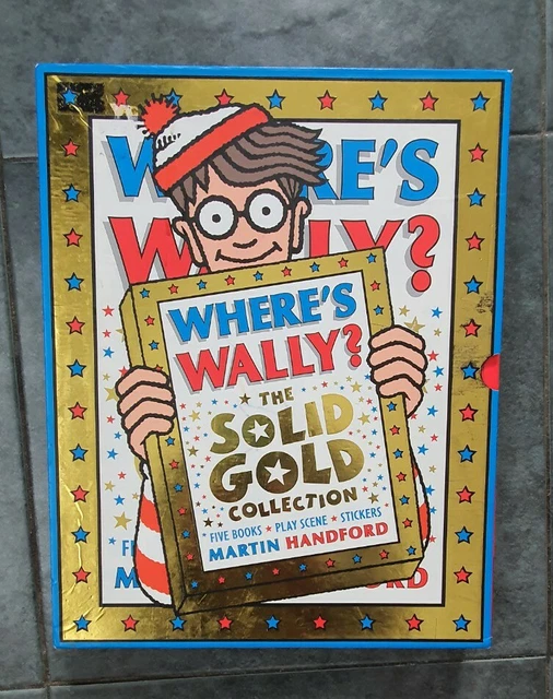 WHERE'S WALLY THE Solid Gold Collection by Martin Handford 2008 5 five ...