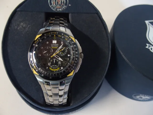 MONTRE CITIZEN ECO Drive Skyhawk Blue Angels EUR 390,00 - PicClick FR