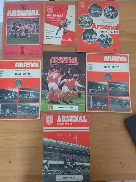 ARSENAL LEAGUE AND FA Cup Programmes 1963-1980 £1.16 - PicClick UK