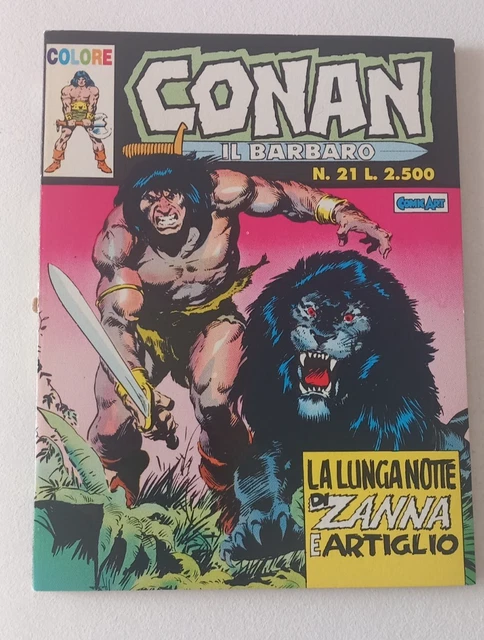 CONAN IL BARBARO- La Lunga Notte Di Zanna E Artiglio - N.21 1990- Comic Art -... EUR 3,00 ...