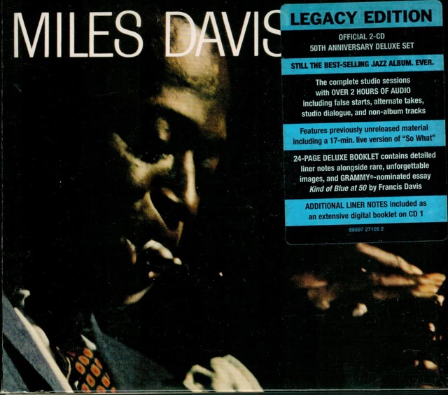 MILES DAVIS KIND Of Blue Deluxe 50th Anniversary 2CD+ DVD+ 180g VINYL ...