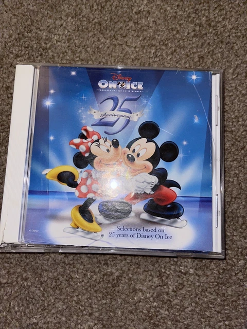 DISNEY ON ICE 25th Anniversary CD Soundtrack + Fold Out Poster Ice ...
